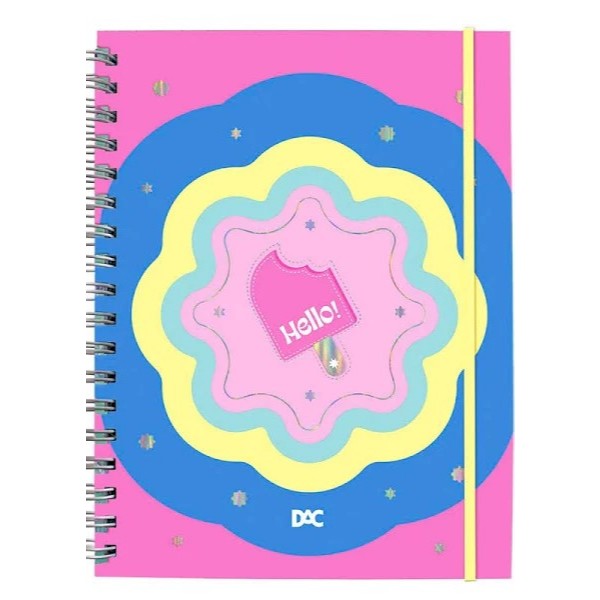 Caderno Colegial Smart 80 Fls Hello - DAC | Shopee Brasil