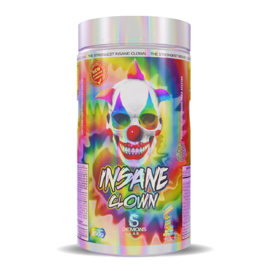Pré Treino Insane Clown 350g Demons Lab Sour Strips | Shopee Brasil