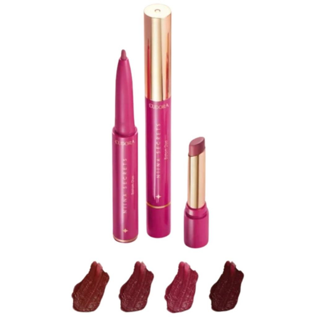 Batom Duo Perfect Match Niina Secrets 1,65g - Á ESCOLHER ( 2 x1 Lápis e ...