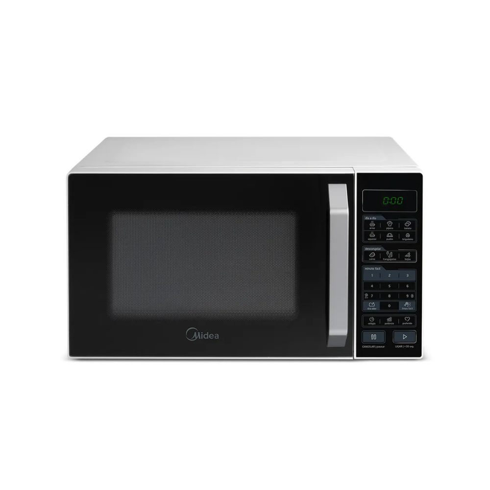 Micro-ondas 35l Branco Porta Preta Smartplate Midea Mxsa35p2-220v ...