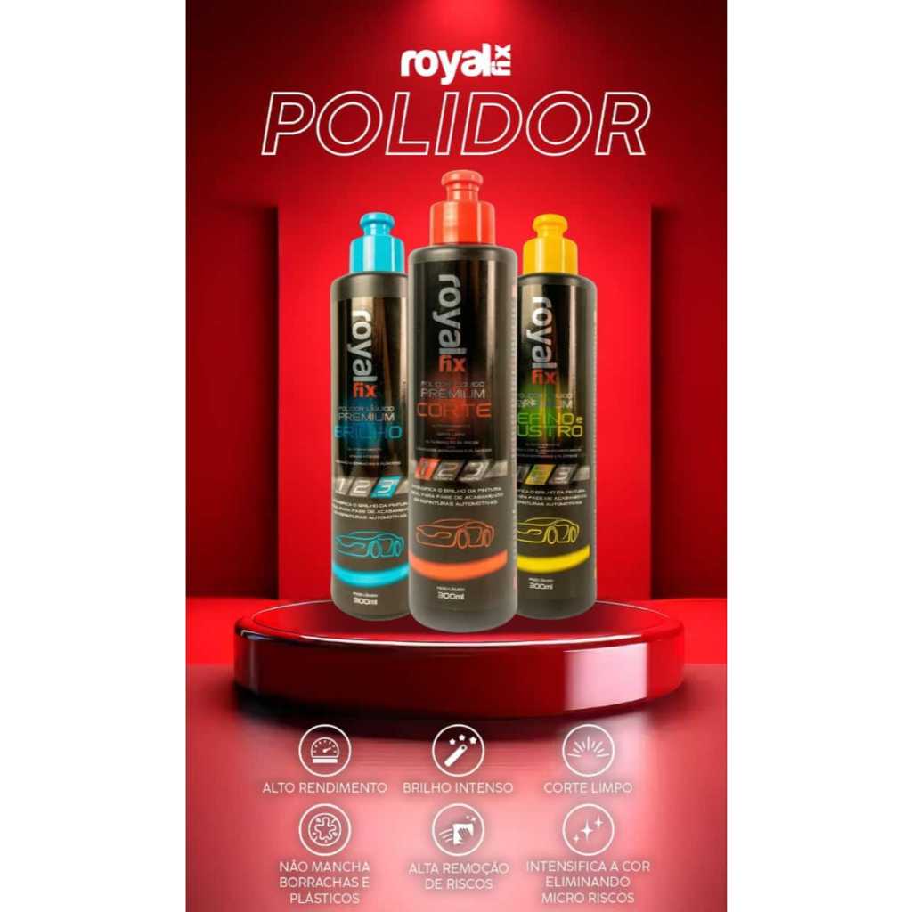 Polidor líquido Premium 300ml (RoyalFix) | Shopee Brasil