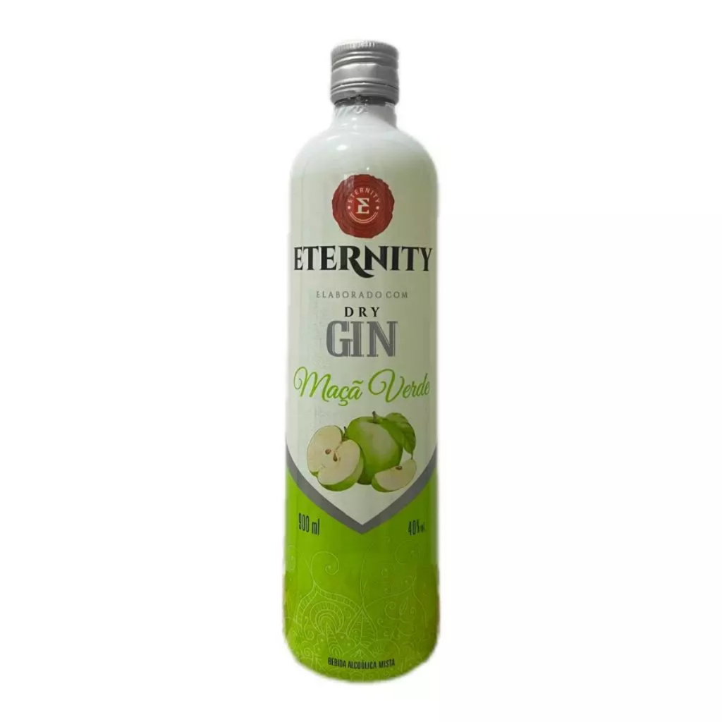 Gin Eternity Diversos Sabores 900ml (Dry, Maça Verde, Melância, Morango ...
