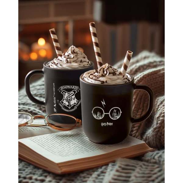 Kit 6 Canecas Harry Potter Elementos 300ml Café Chá Resistente ...