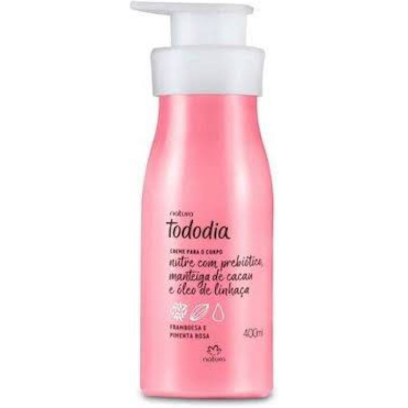 Creme para o Corpo Framboesa e Pimenta Rosa Tododia 400ml Natura ...