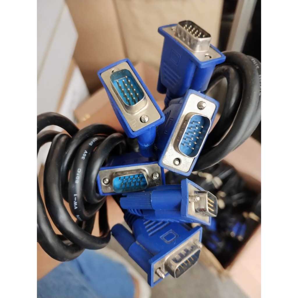 KIT COM 30 CABOS VGA | Shopee Brasil
