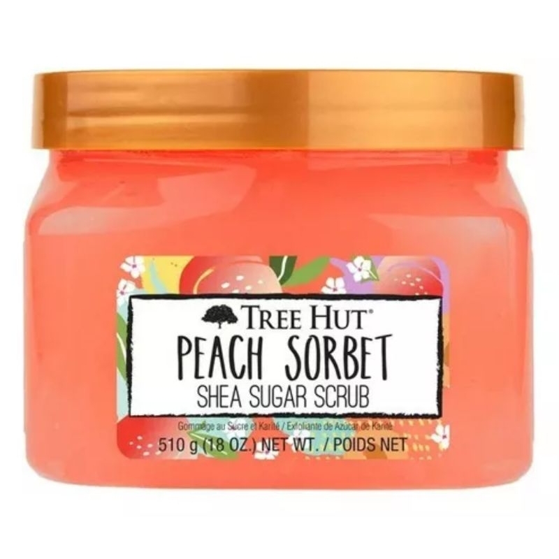 Esfoliante Tree hut Peach sorbet 510g | Shopee Brasil