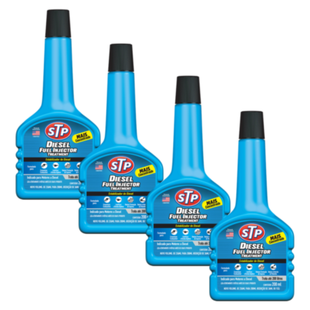 Kit 4 Diesel Fuel Treatment Limpeza Motor Bico Bomba Injetor De ...