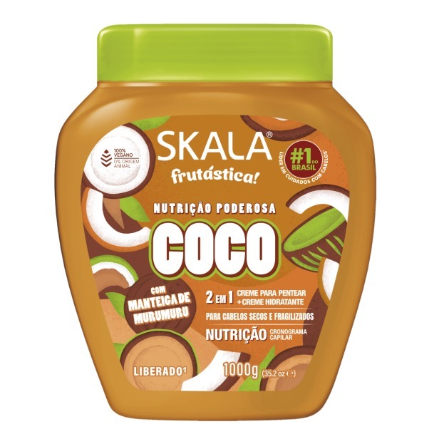 Creme Tratamento Skala 1kg Óleo De Coco | Shopee Brasil