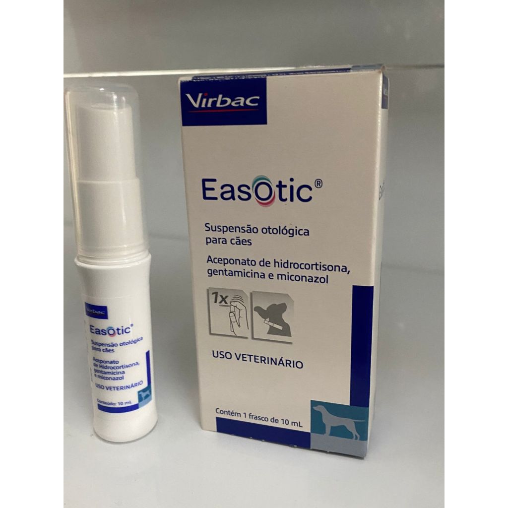 Easotic 10ml Solução De Tratamento Otológico - Cães E Gatos | Shopee Brasil