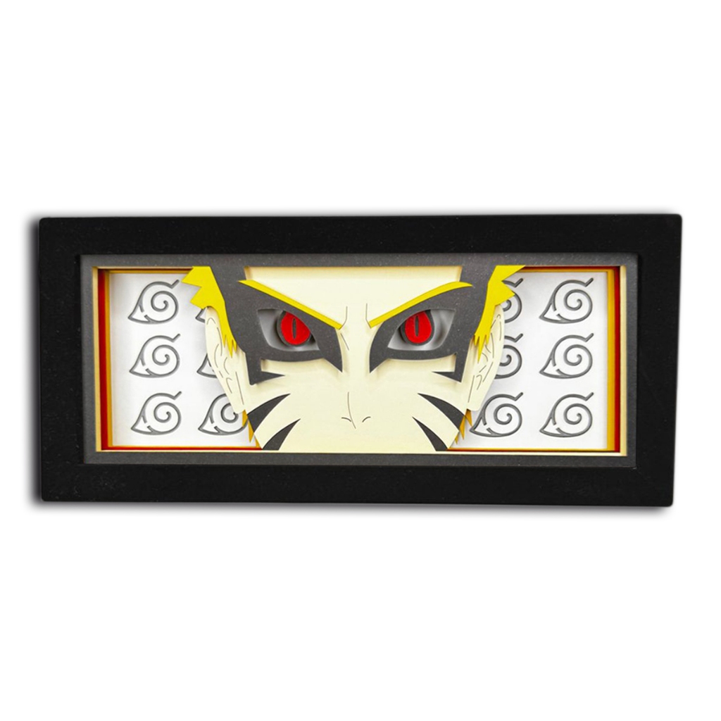 Luminária Anime 3D Light Box Em Camadas Vários Modelos Naruto Uzumaki ...