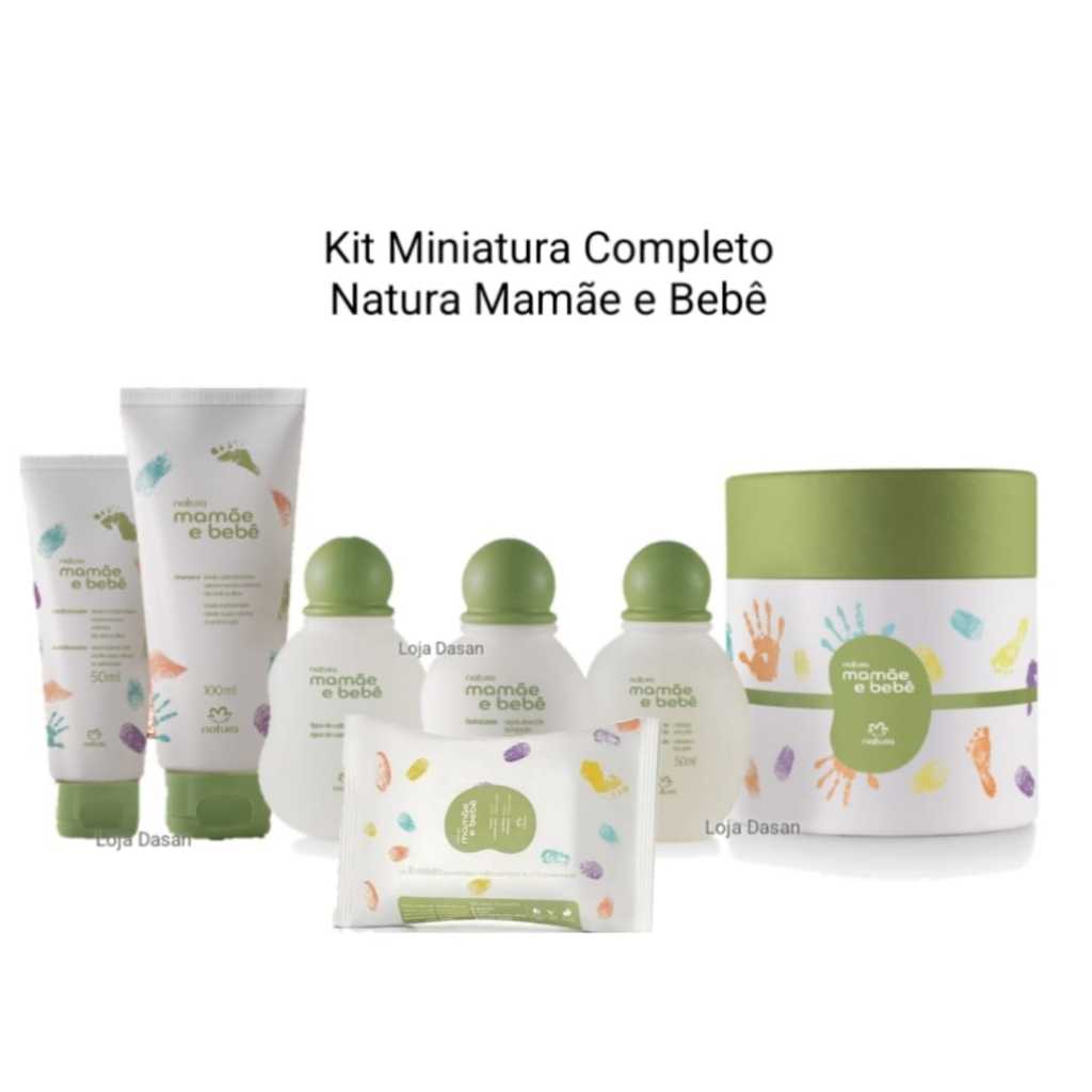 Kit Miniatura Natura Mamãe e Bebê completo | Shopee Brasil