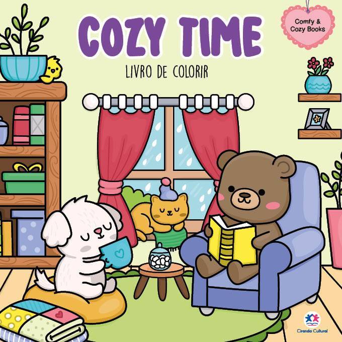 Livro de Colorir Cozy Time | Shopee Brasil
