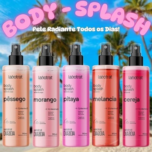 Body Splash Labotrat Dia a Dia 190ml - Melancia, Pitaya, Morango ...