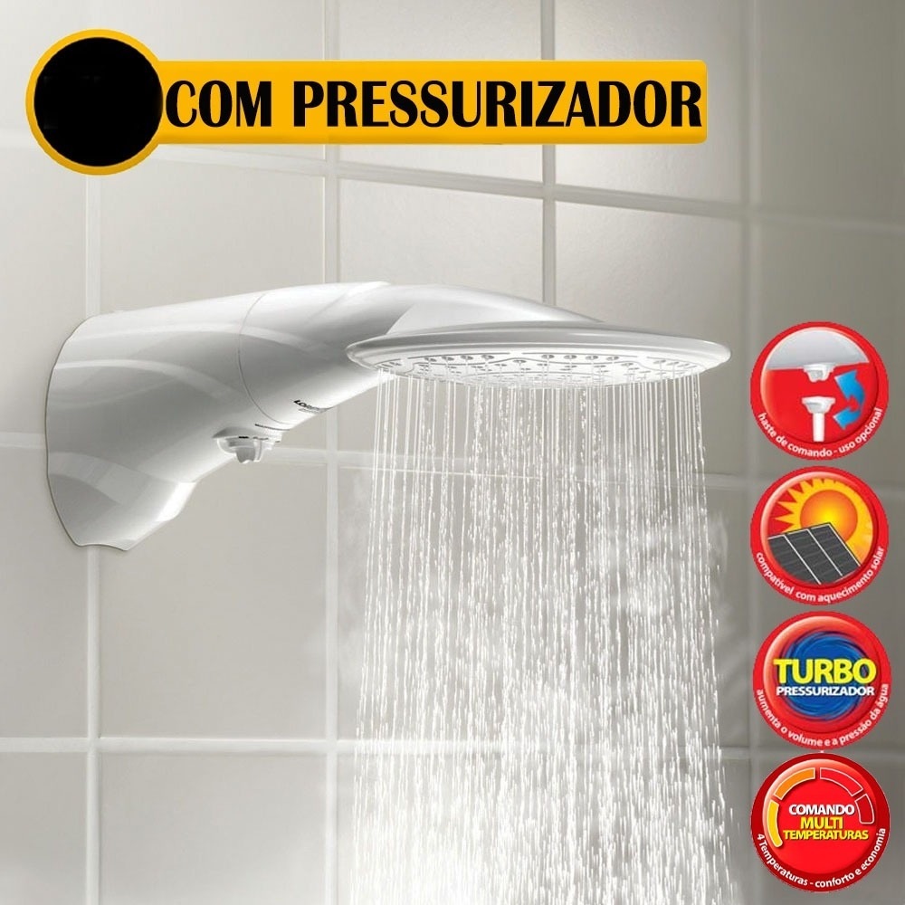 DUCHA ADVANCED TURBO LORENZETTI 4 TEMPERATURAS CHUVEIRO TURBO COM ...