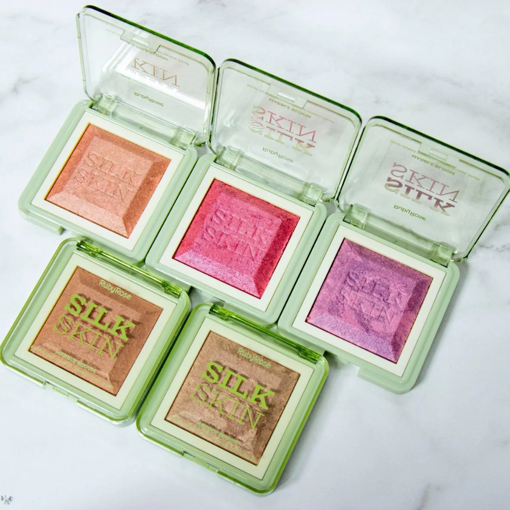 Blush Cremoso Cintilante Marble Bloom Silk Skin By RUBY ROSE | Shopee ...
