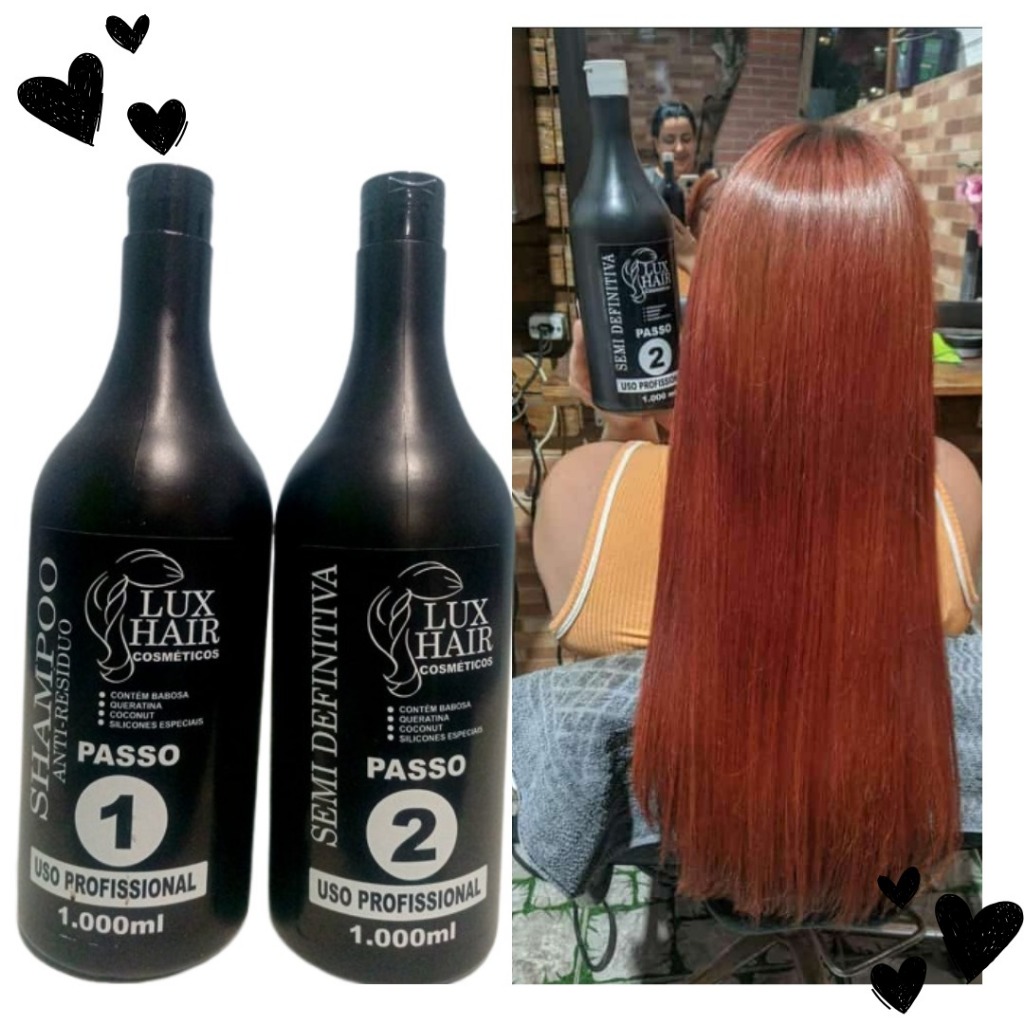 Progressiva Profissional 1L Com Shampoo Anti-Residuo Semi Definitiva ...