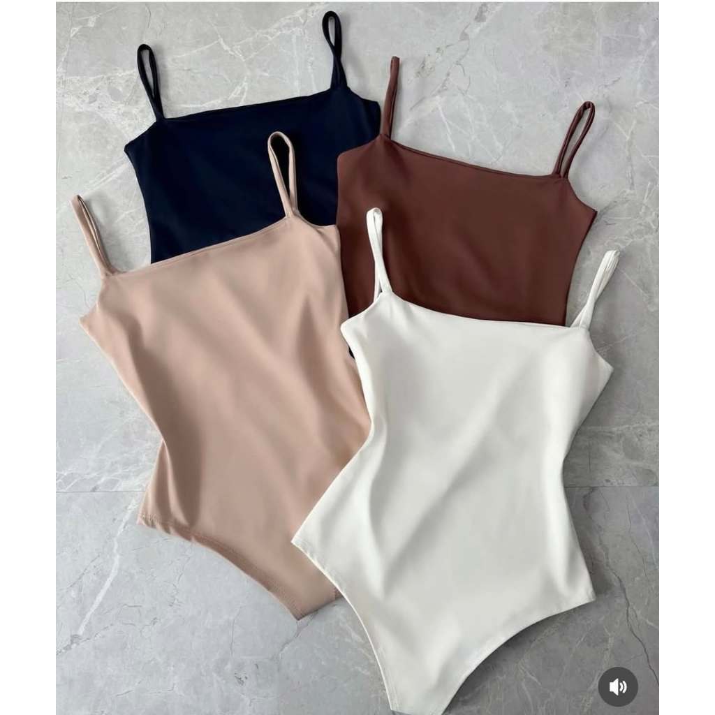 Body Bori Feminino Suplex Bory Alça Fina Modelador Decote Reto | Shopee ...