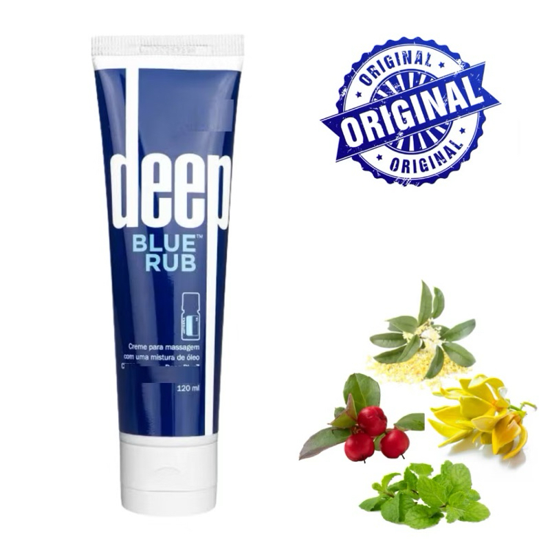 Deep Blue Rub 120ml mix de óleos essenciais | Shopee Brasil