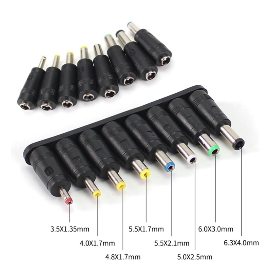 Kit de 8 Plugs Conectores Adaptadores Para Fonte Universal Notebook ...
