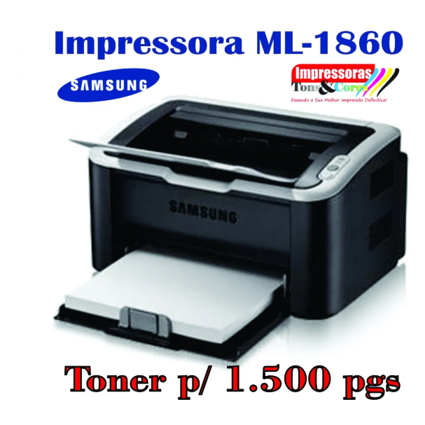 Impressora laser Samsung ML-1860 Samsung - Usada | Shopee Brasil