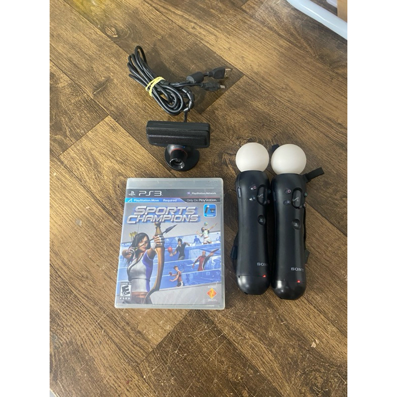 kit Move Ps3 2 Move 1 Câmera + Jogo | Shopee Brasil