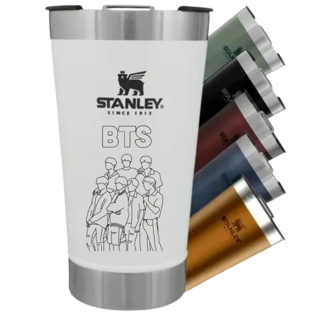 copo térmico Stanley personalizado BTS kpop | Shopee Brasil