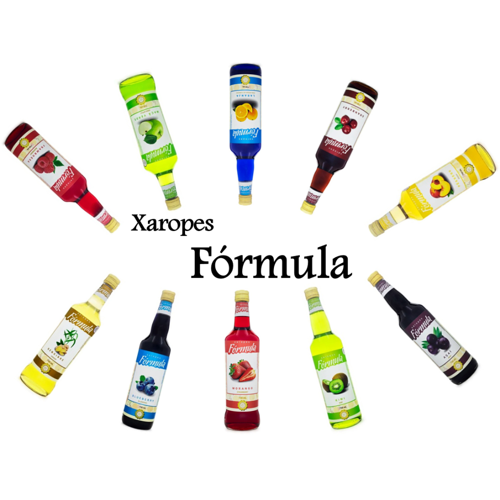 Xaropes Fórmula - Sabores Diversos | Shopee Brasil