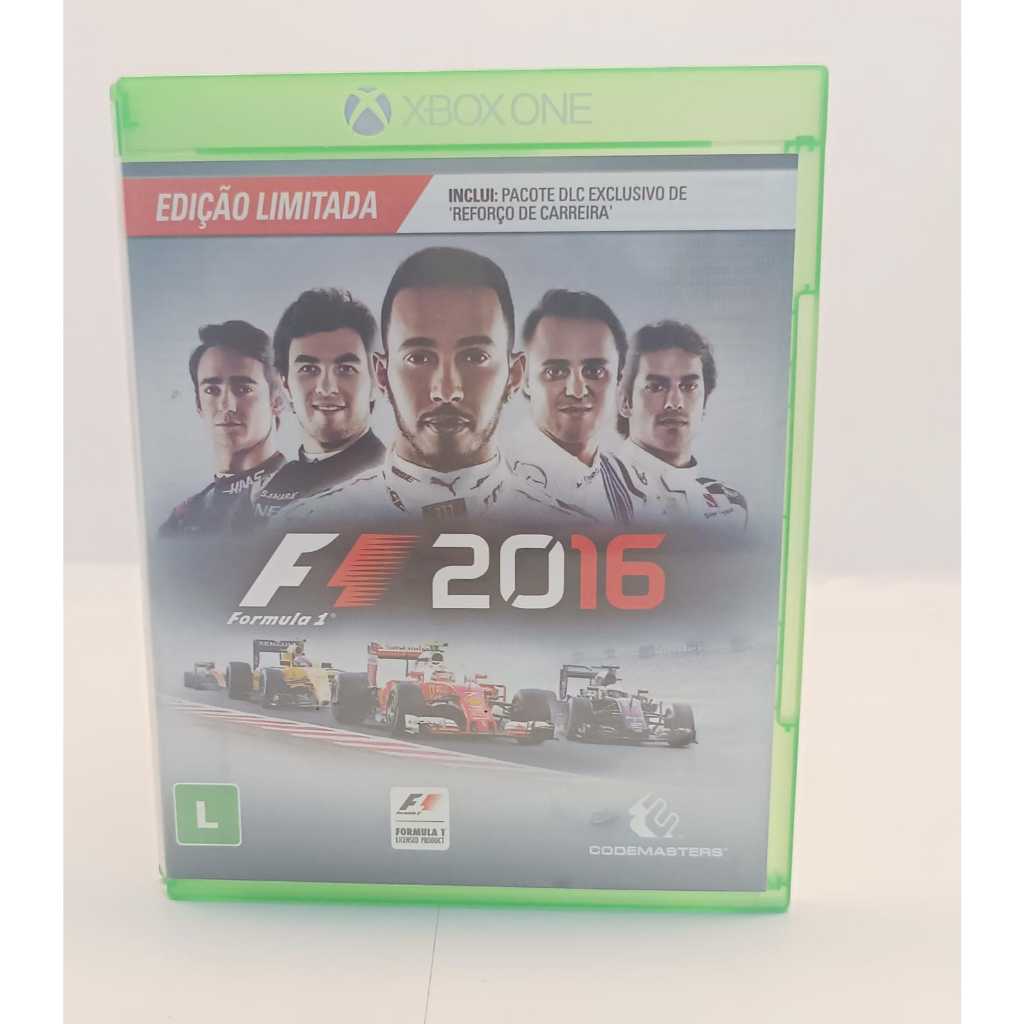 Jogo F2 2016 Fórmula 1 Xbox One Original Mídia Física (Usado) | Shopee ...