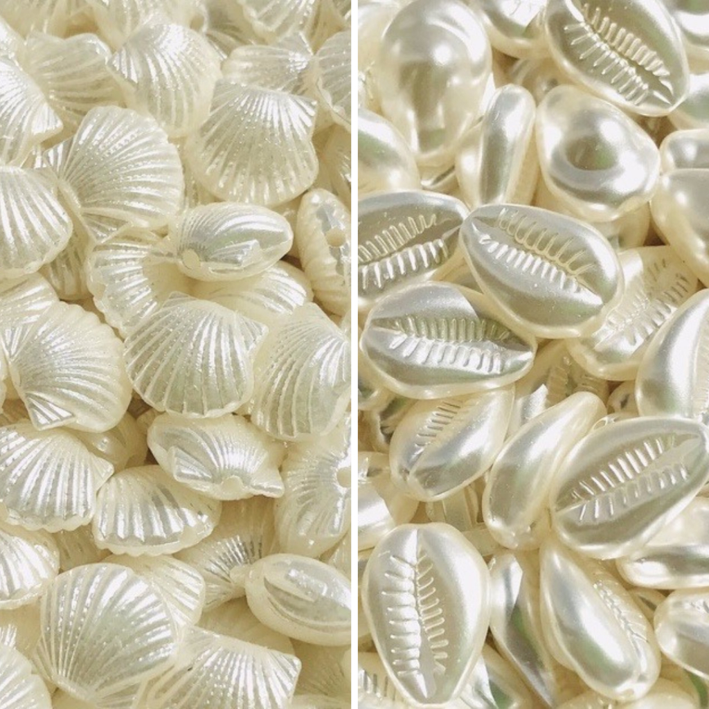 Kit Entremeio Búzios e Concha do Mar Perolado Miçanga Piscina Verão ...