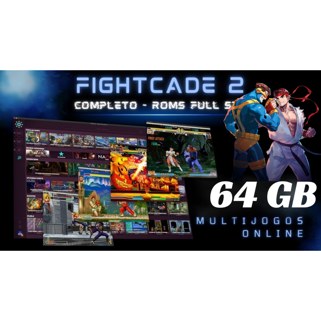 Pendrive Usb 3.0 FightCade 2 64G P/ Windows 10 11 Pc Sem boot | Shopee ...