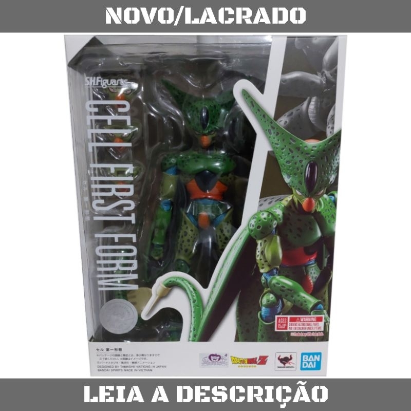 Cell First Form Primeira Forma 1 SH Figuarts Dragon Ball Z Bandai ...