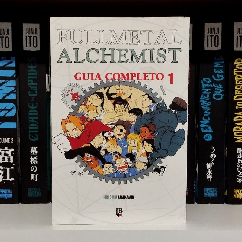 Manga Fullmetal Alchemist Volume 1 GUIA COMPLETO Editora JBC mesma ...
