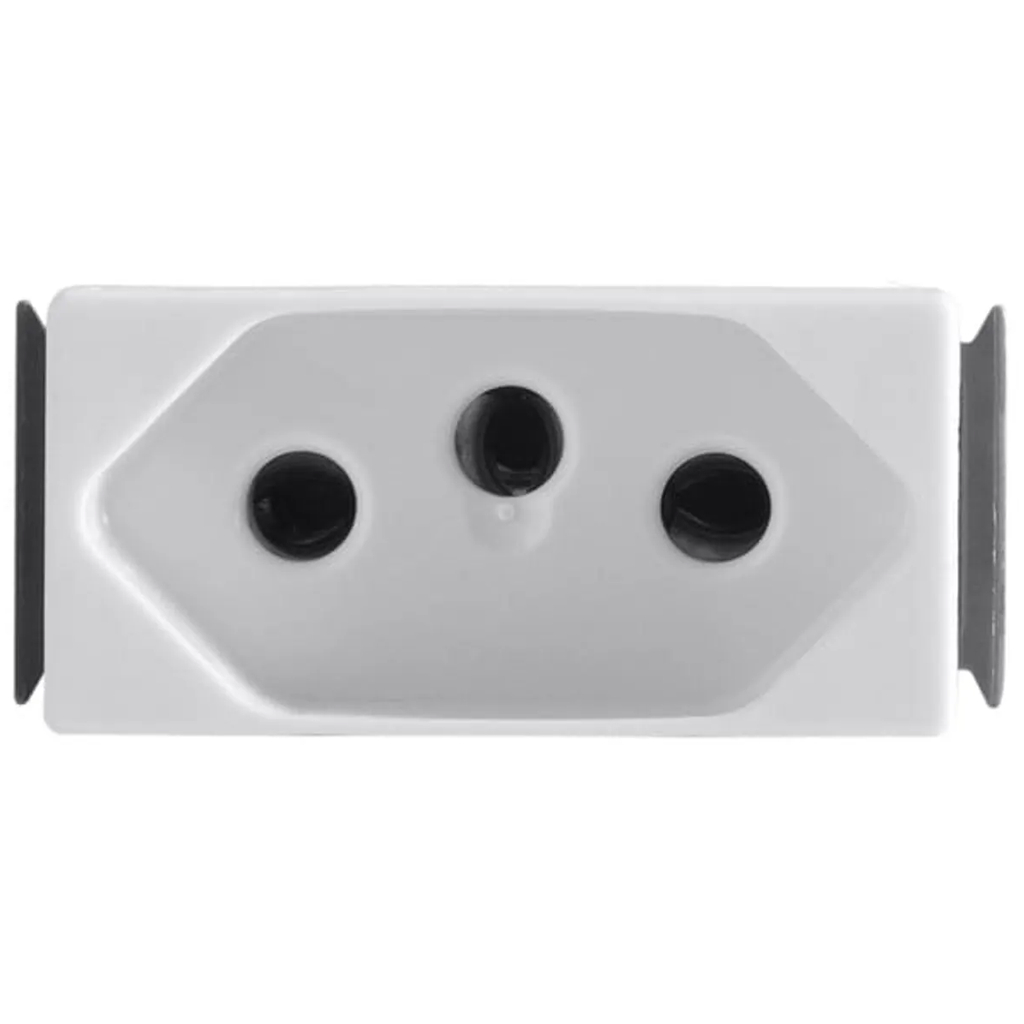 Kit Conjunto de 1 A 5 Módulos 2P+TERRA 20A/250V Tomada Tramontina ARIA BRANCO | Shopee Brasil