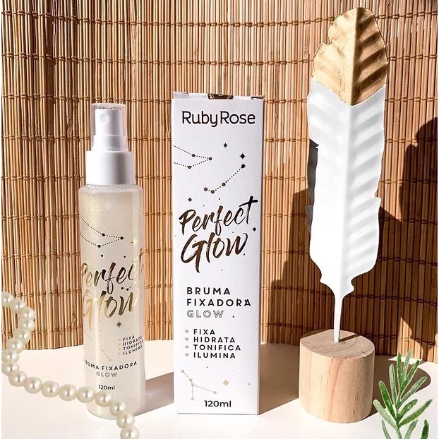 Bruma Fixadora de Maquiagem Glow | Ruby Rose | Shopee Brasil