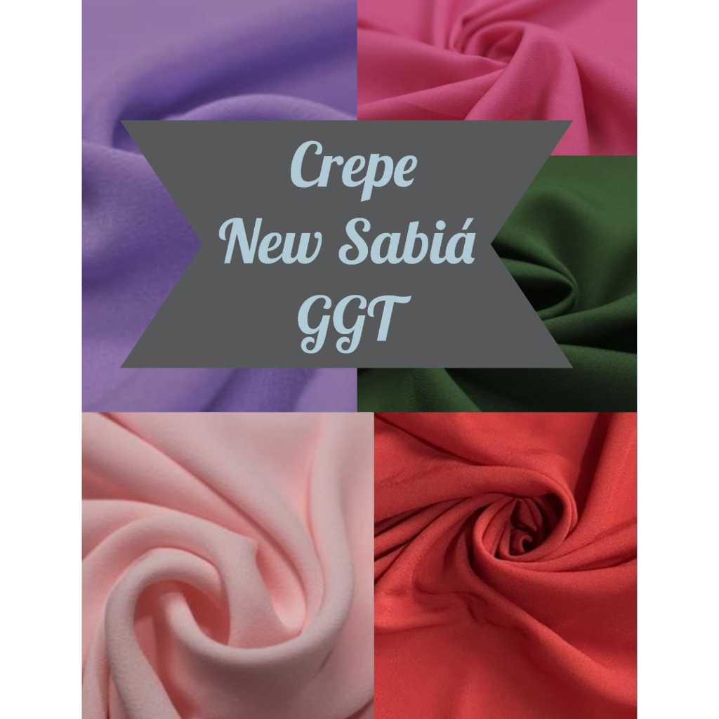 3 METROS CREPE NEW SABIÁ, GEORGETE GGT (3M X 1,50M) | Shopee Brasil