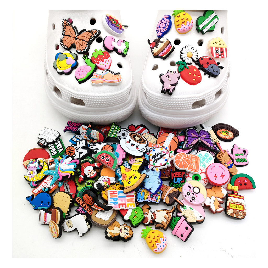 Botão De croc pin jibz 10unidades Para Decoração De Sapato Acessórios ...