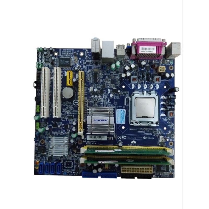 Kit Placa Mãe Foxconn G31MXP-K, Pentium E 2,6GHz + 2GB RAM DDR2 800 ...