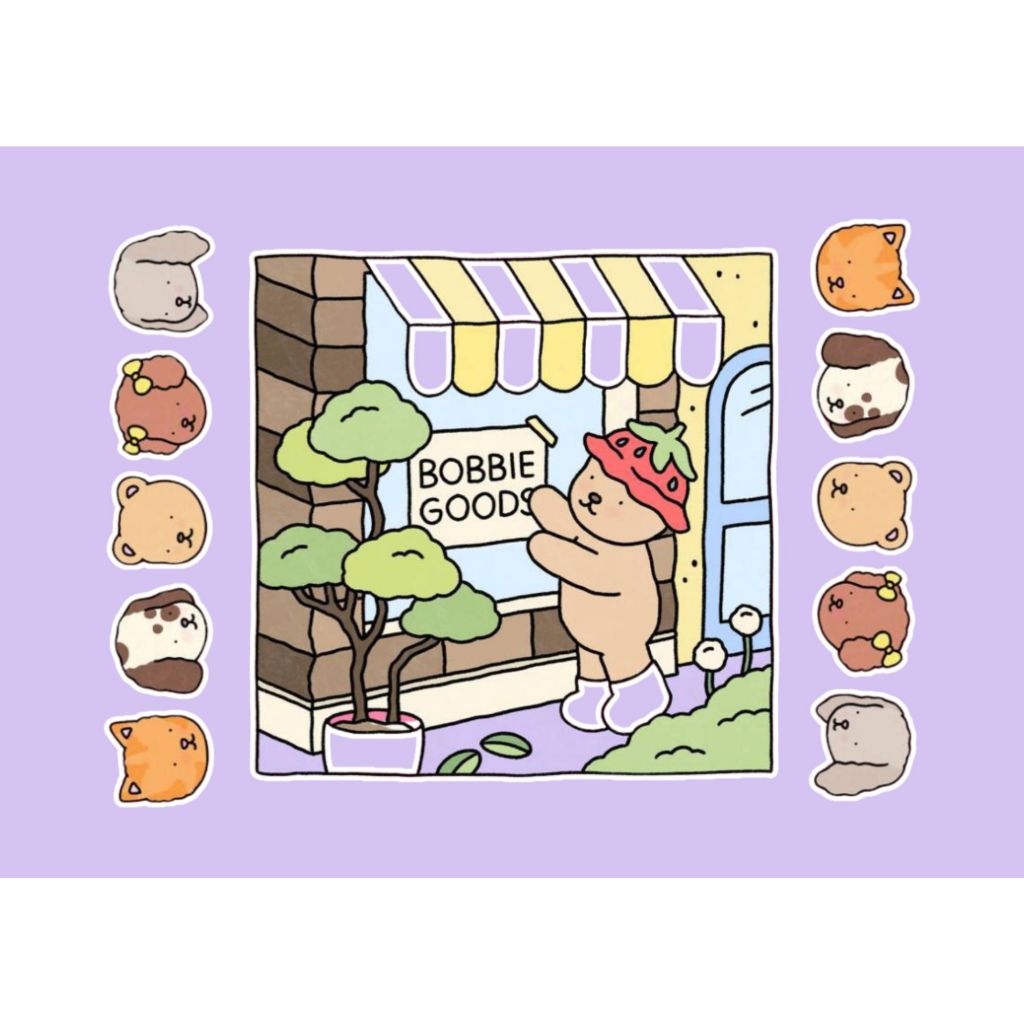 Livro de Colorir Bobbie Goods 100 ou 50 Folhas 180G ou 90g Caderno de ...