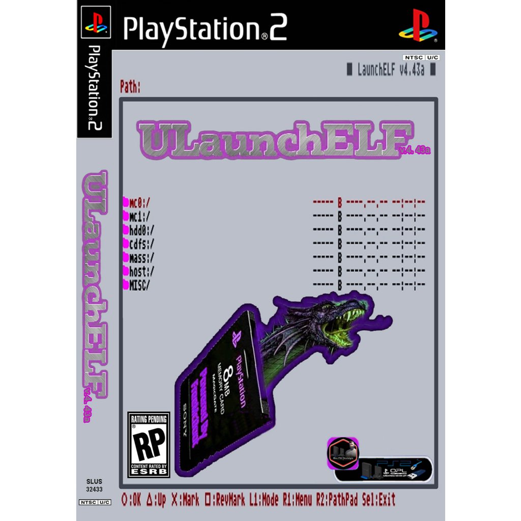 ULaunchELF v.4.43a Sistema OPL - Ps2 | Shopee Brasil