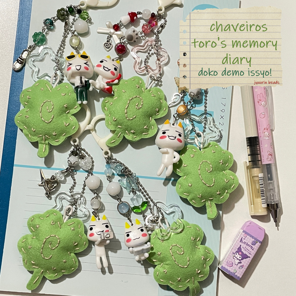 chaveiros ~ keychain *⁀ toro's memory diary! ･:*+. doko demo issyo ୨ ...