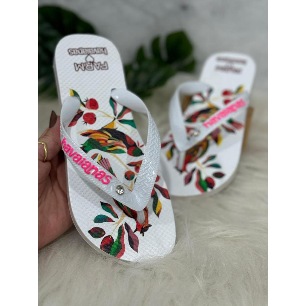 Chinelo Havaiana Farm Feminino | Shopee Brasil
