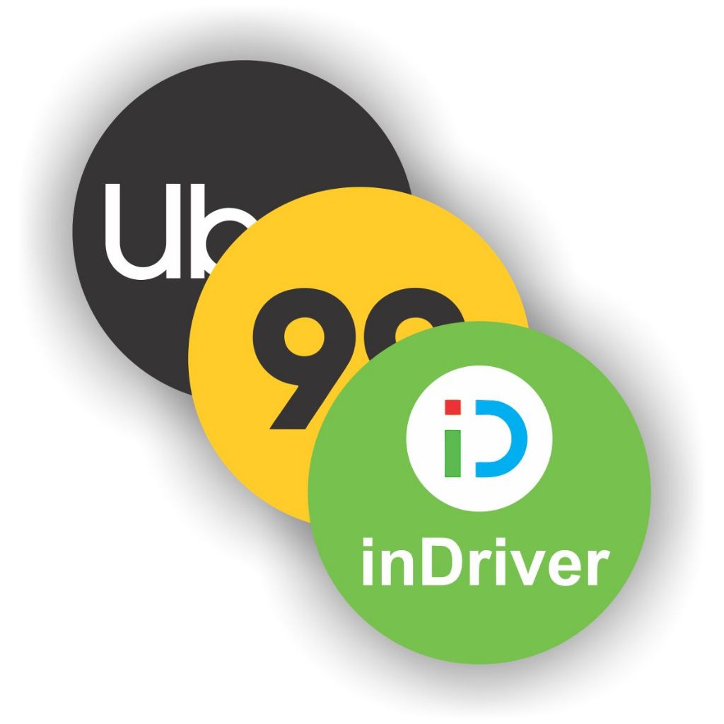 Adesivo Uber / 99 E Indriver 8x8cm 3 Uni. Eletrostático Interno | Shopee Brasil