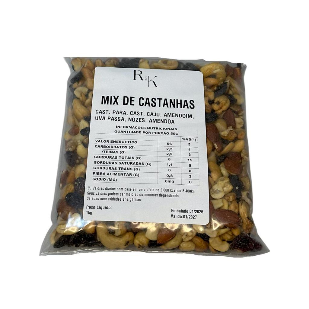 Mix de Castanhas- Nuts- embalado a vácuo | Shopee Brasil