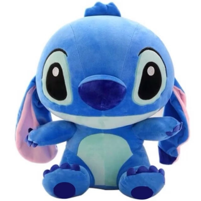 Boneco Pelúcia Stitch Lilo Azul Rosa 32cm Brinquedo Ursinho Desenho ...