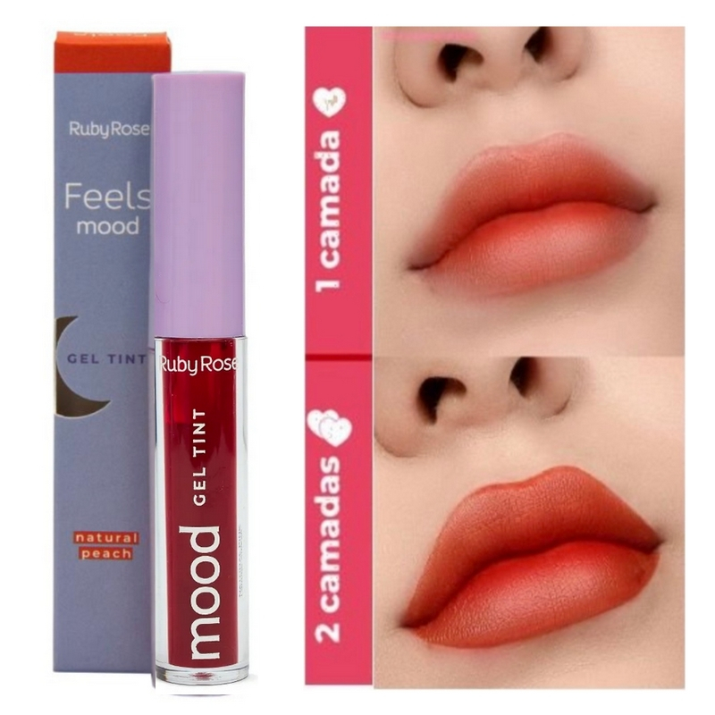 Gel Tint Lip Tint Mood Ruby Rose | Shopee Brasil