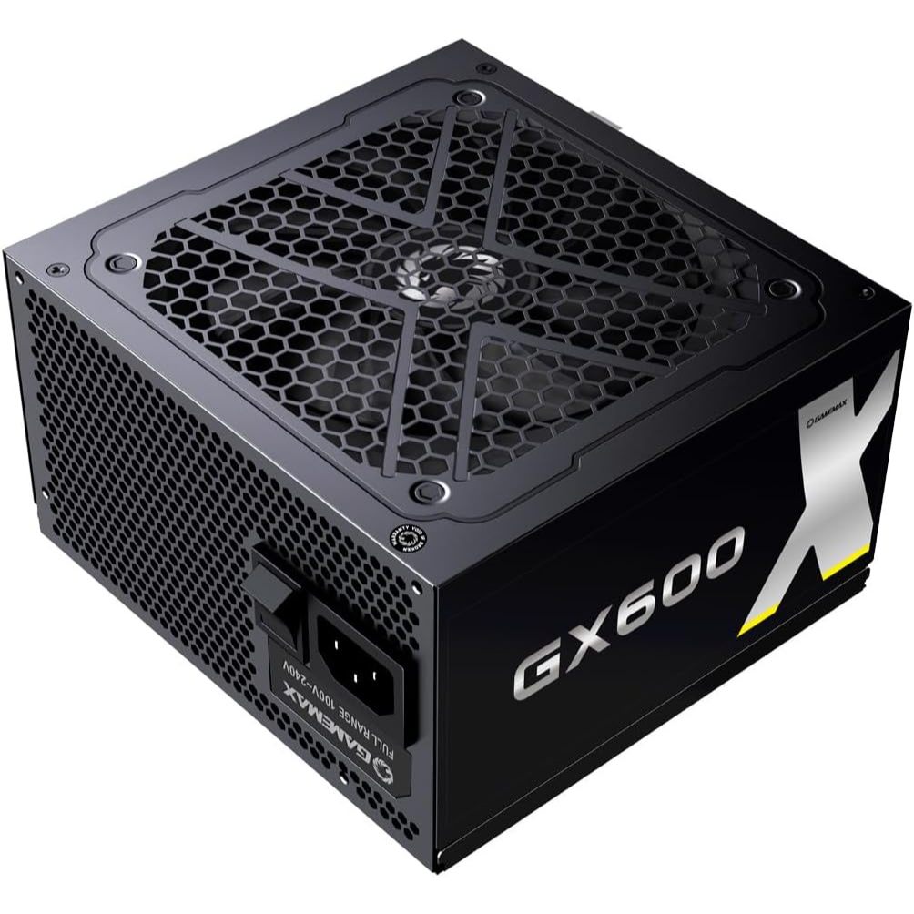 Fonte Gamemax Gx600 600w 80 Plus Gold Pfc Ativo Preta | Shopee Brasil