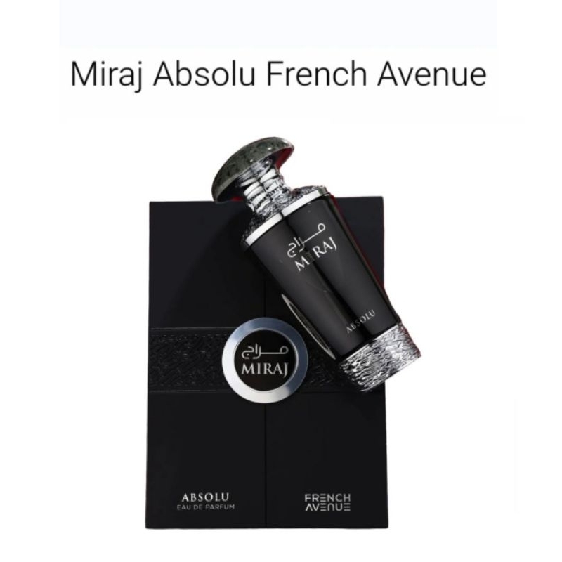 Miraj Absolu French Avenue Eau De Parfum 100ml-envio rápido | Shopee Brasil
