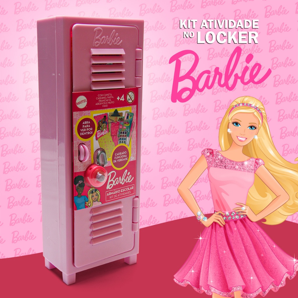Kit Atividade Locker Barbie Toyng | Shopee Brasil