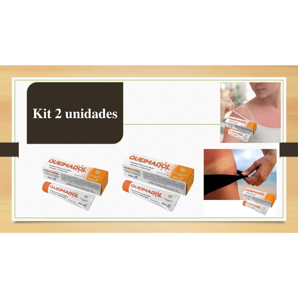 Queimadol Pomada 30g - Kit | Shopee Brasil