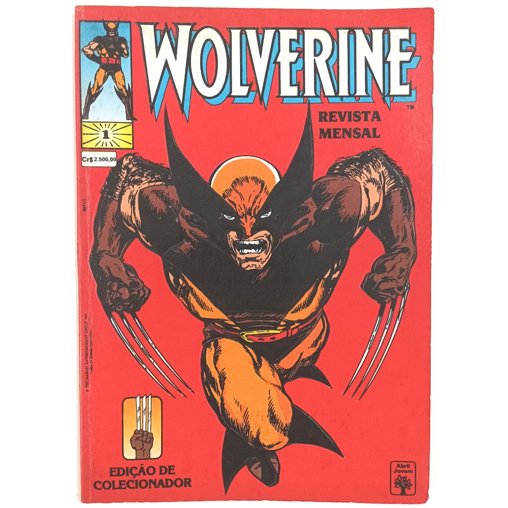 Wolverine números 1 e 3. Abril - 1992. | Shopee Brasil